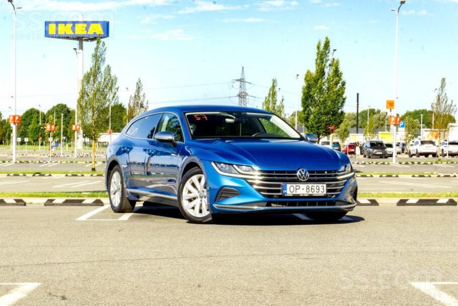 Blue Volkswagen Arteon 2021 in Riga, with an engine capacity of 2.00 L and mileage of 220 thousand km for 22990 €, photo 3 on AUTOMOTO.COM.LV