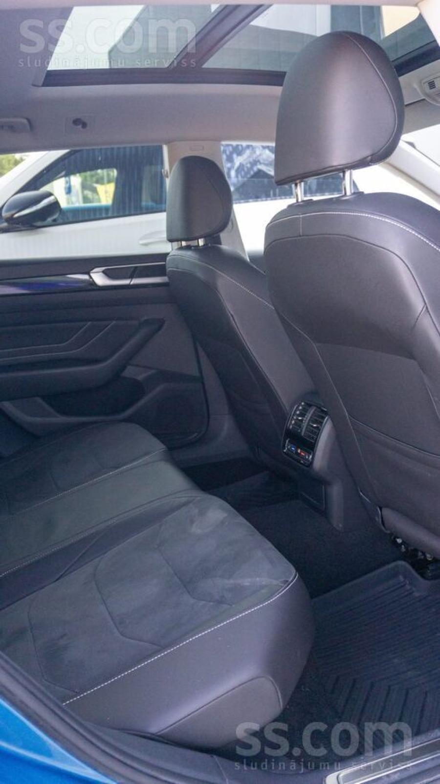 Blue Volkswagen Arteon 2021 in Riga, with an engine capacity of 2.00 L and mileage of 220 thousand km for 22990 €, photo 29 on AUTOMOTO.COM.LV