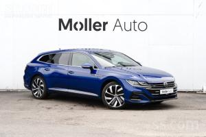 Blue Volkswagen Arteon 2021 in Riga, with an engine capacity of 1.40 L and mileage of 60 thousand km for 26500 €, photo 3 on AUTOMOTO.COM.LV
