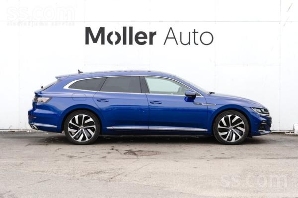 Blue Volkswagen Arteon 2021 in Riga, with an engine capacity of 1.40 L and mileage of 60 thousand km for 26500 €, photo 5 on AUTOMOTO.COM.LV