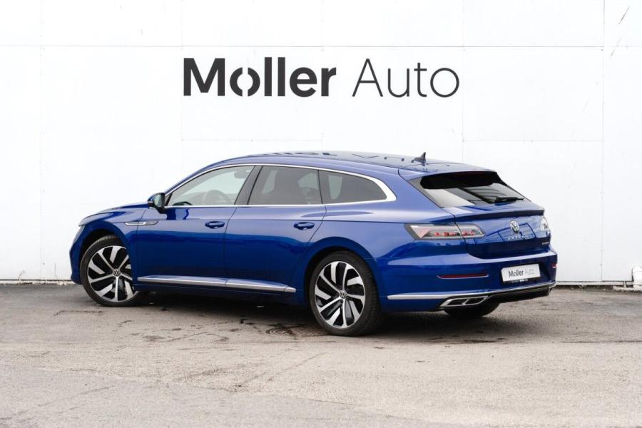 Blue Volkswagen Arteon 2021 in Riga, with an engine capacity of 1.40 L and mileage of 60 thousand km for 26500 €, photo 4 on AUTOMOTO.COM.LV