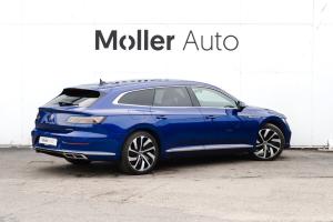 Blue Volkswagen Arteon 2021 in Riga, with an engine capacity of 1.40 L and mileage of 60 thousand km for 26500 €, photo 5 on AUTOMOTO.COM.LV
