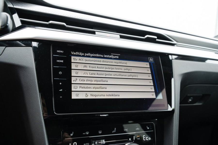 Blue Volkswagen Arteon 2021 in Riga, with an engine capacity of 1.40 L and mileage of 60 thousand km for 26500 €, photo 27 on AUTOMOTO.COM.LV