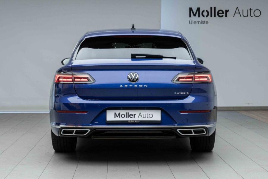 Blue Volkswagen Arteon 2021 in Peetri, with an engine capacity of 1.40 L and mileage of 97 thousand km for 34400 €, photo 7 on AUTOMOTO.COM.LV