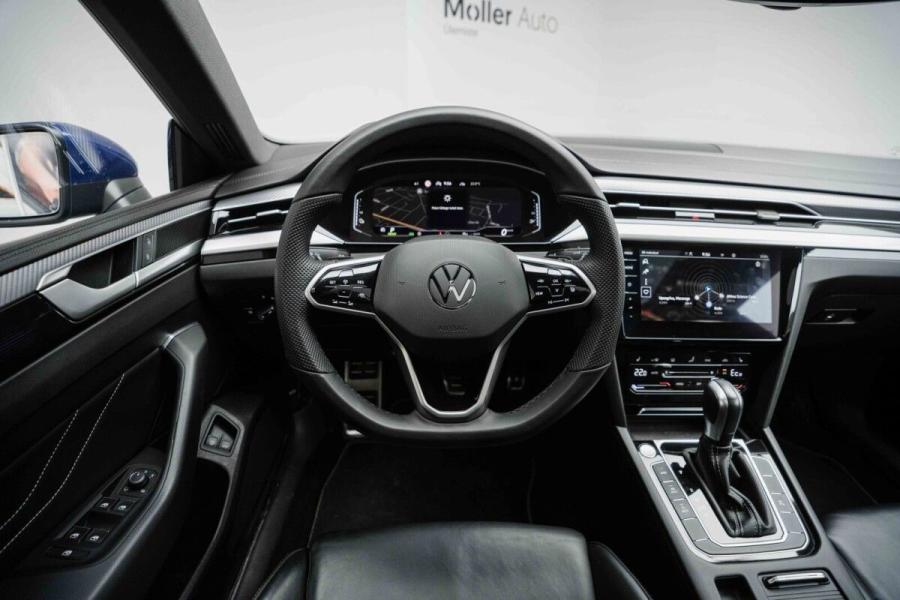Blue Volkswagen Arteon 2021 in Peetri, with an engine capacity of 1.40 L and mileage of 97 thousand km for 34400 €, photo 12 on AUTOMOTO.COM.LV