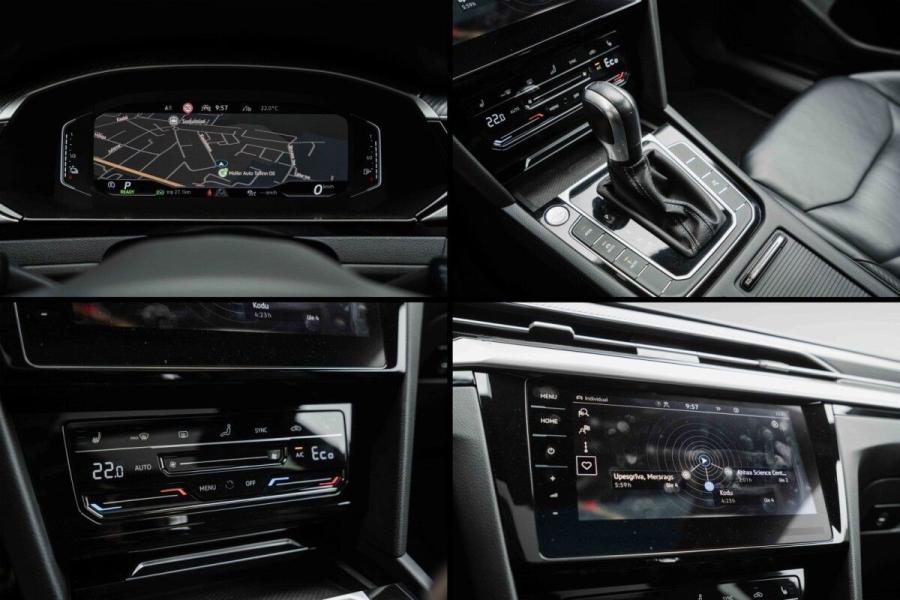 Blue Volkswagen Arteon 2021 in Peetri, with an engine capacity of 1.40 L and mileage of 97 thousand km for 34400 €, photo 16 on AUTOMOTO.COM.LV