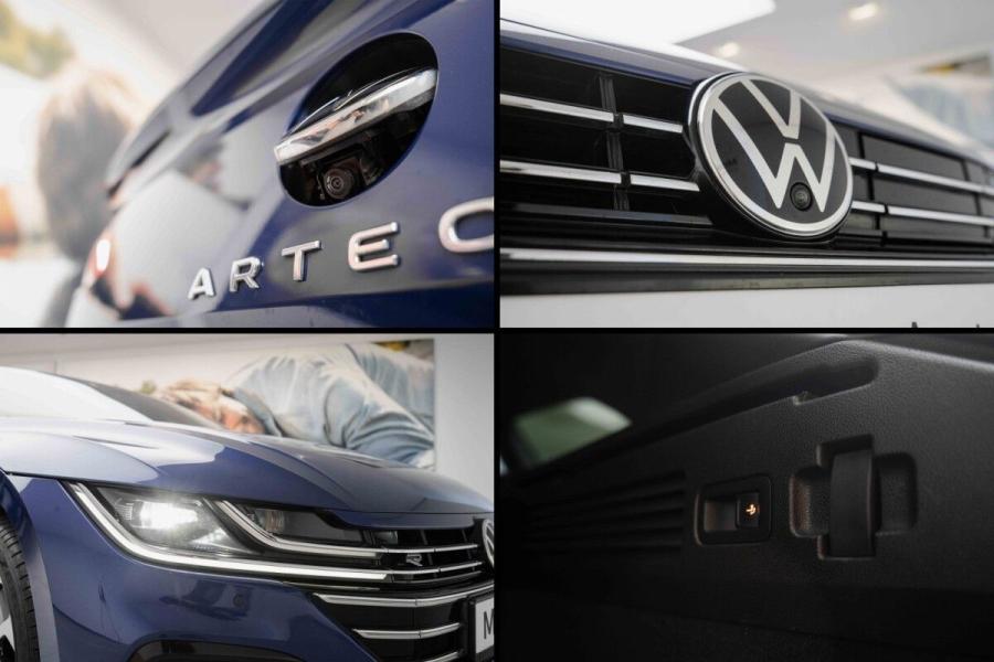 Blue Volkswagen Arteon 2021 in Peetri, with an engine capacity of 1.40 L and mileage of 97 thousand km for 34400 €, photo 18 on AUTOMOTO.COM.LV