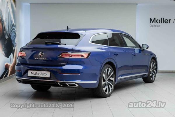 Blue Volkswagen Arteon 2021 in Tallinn, with an engine capacity of 1.40 L and mileage of 97 thousand km for 34400 €, photo 5 on AUTOMOTO.COM.LV