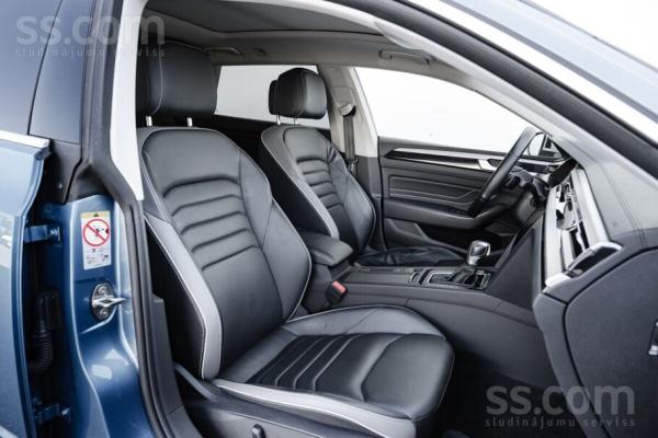 Blue Volkswagen Arteon 2022 in Riga, with an engine capacity of 1.40 L and mileage of 114 thousand km for 23500 €, photo 7 on AUTOMOTO.COM.LV