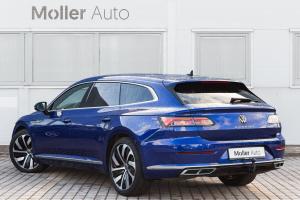 Blue Volkswagen Arteon 2023 in Ventspils, with an engine capacity of 2.00 L and mileage of 109 thousand km for 28100 €, photo 4 on AUTOMOTO.COM.LV