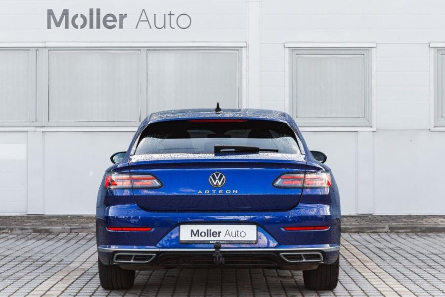 Blue Volkswagen Arteon 2023 in Ventspils, with an engine capacity of 2.00 L and mileage of 109 thousand km for 28100 €, photo 5 on AUTOMOTO.COM.LV