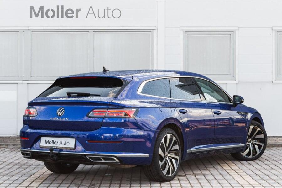 Blue Volkswagen Arteon 2023 in Ventspils, with an engine capacity of 2.00 L and mileage of 109 thousand km for 28100 €, photo 6 on AUTOMOTO.COM.LV