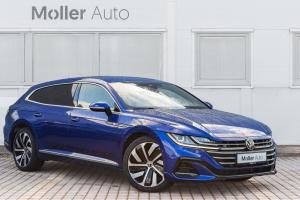 Blue Volkswagen Arteon 2023 in Ventspils, with an engine capacity of 2.00 L and mileage of 109 thousand km for 28100 €, photo 8 on AUTOMOTO.COM.LV