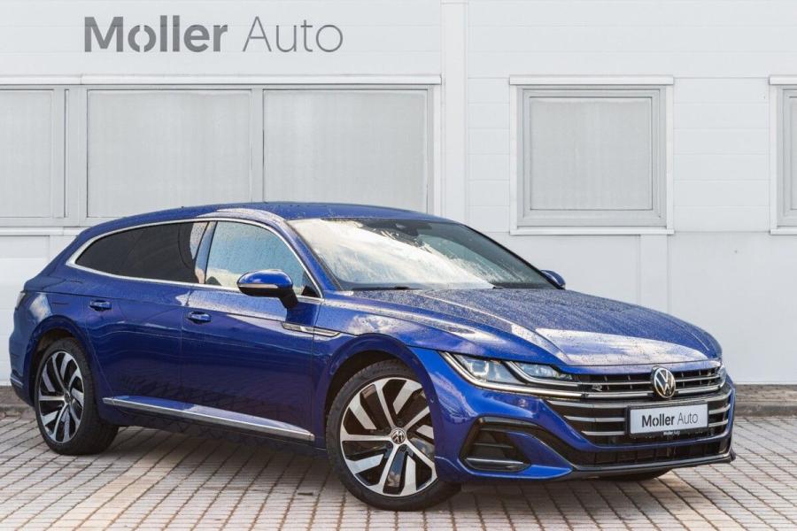 Blue Volkswagen Arteon 2023 in Ventspils, with an engine capacity of 2.00 L and mileage of 109 thousand km for 28100 €, photo 8 on AUTOMOTO.COM.LV