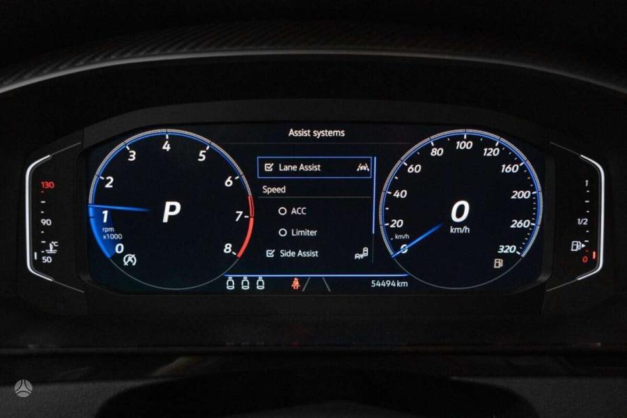 Blue Volkswagen Arteon 2023 in Vilnius, with an engine capacity of 2.00 L and mileage of 55 thousand km for 36900 €, photo 13 on AUTOMOTO.COM.LV