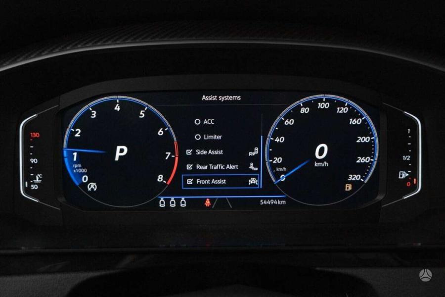 Blue Volkswagen Arteon 2023 in Vilnius, with an engine capacity of 2.00 L and mileage of 55 thousand km for 36900 €, photo 14 on AUTOMOTO.COM.LV