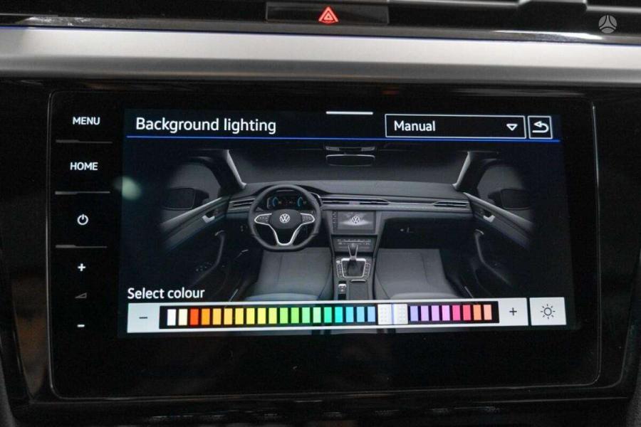 Blue Volkswagen Arteon 2023 in Vilnius, with an engine capacity of 2.00 L and mileage of 55 thousand km for 36900 €, photo 18 on AUTOMOTO.COM.LV
