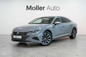 Grey Volkswagen Arteon 2021 in Vilnius, with an engine capacity of 1.40 L and mileage of 109 thousand km for 23900 €, photo  on AUTOMOTO.COM.LV