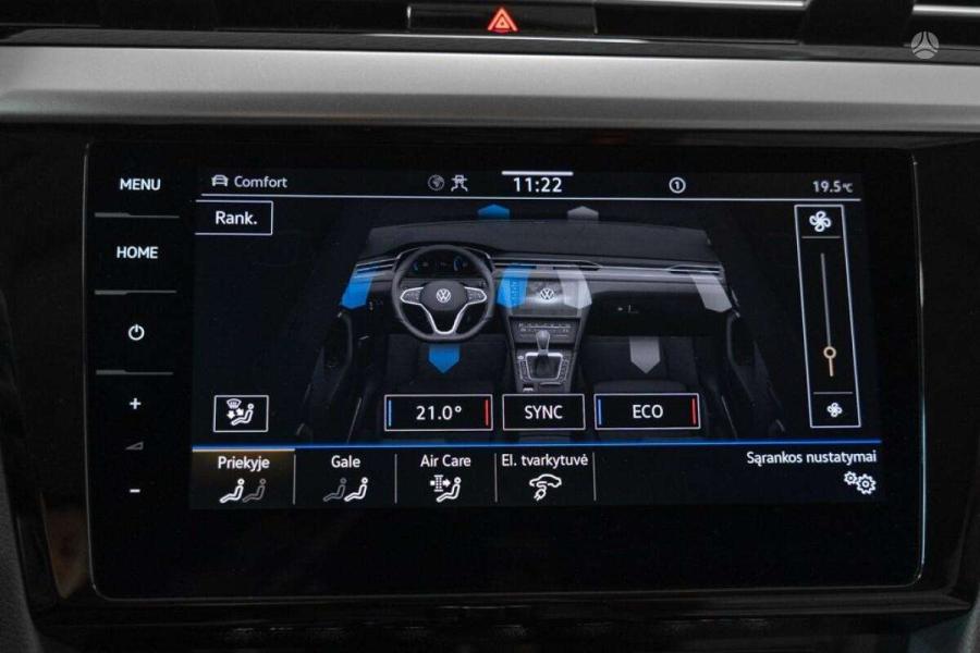 Grey Volkswagen Arteon 2021 in Vilnius, with an engine capacity of 1.40 L and mileage of 109 thousand km for 23900 €, photo 17 on AUTOMOTO.COM.LV