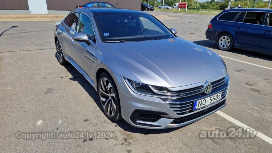 Pelēks Volkswagen Arteon 2017 Tallina, ar dzinēja tilpumu 2.00 L un nobraukumu 184 tūkst. km par 23490 €, foto 2 vietnē AUTOMOTO.COM.LV