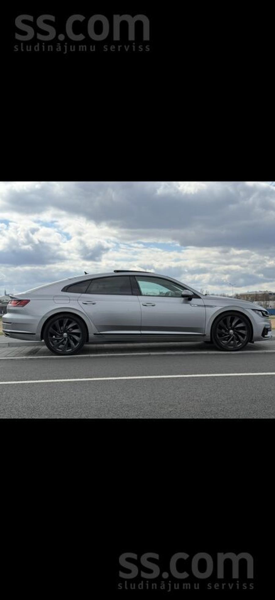 Grey Volkswagen Arteon 2017 in Riga, with an engine capacity of 2.00 L and mileage of 163 thousand km for 19500 €, photo 5 on AUTOMOTO.COM.LV