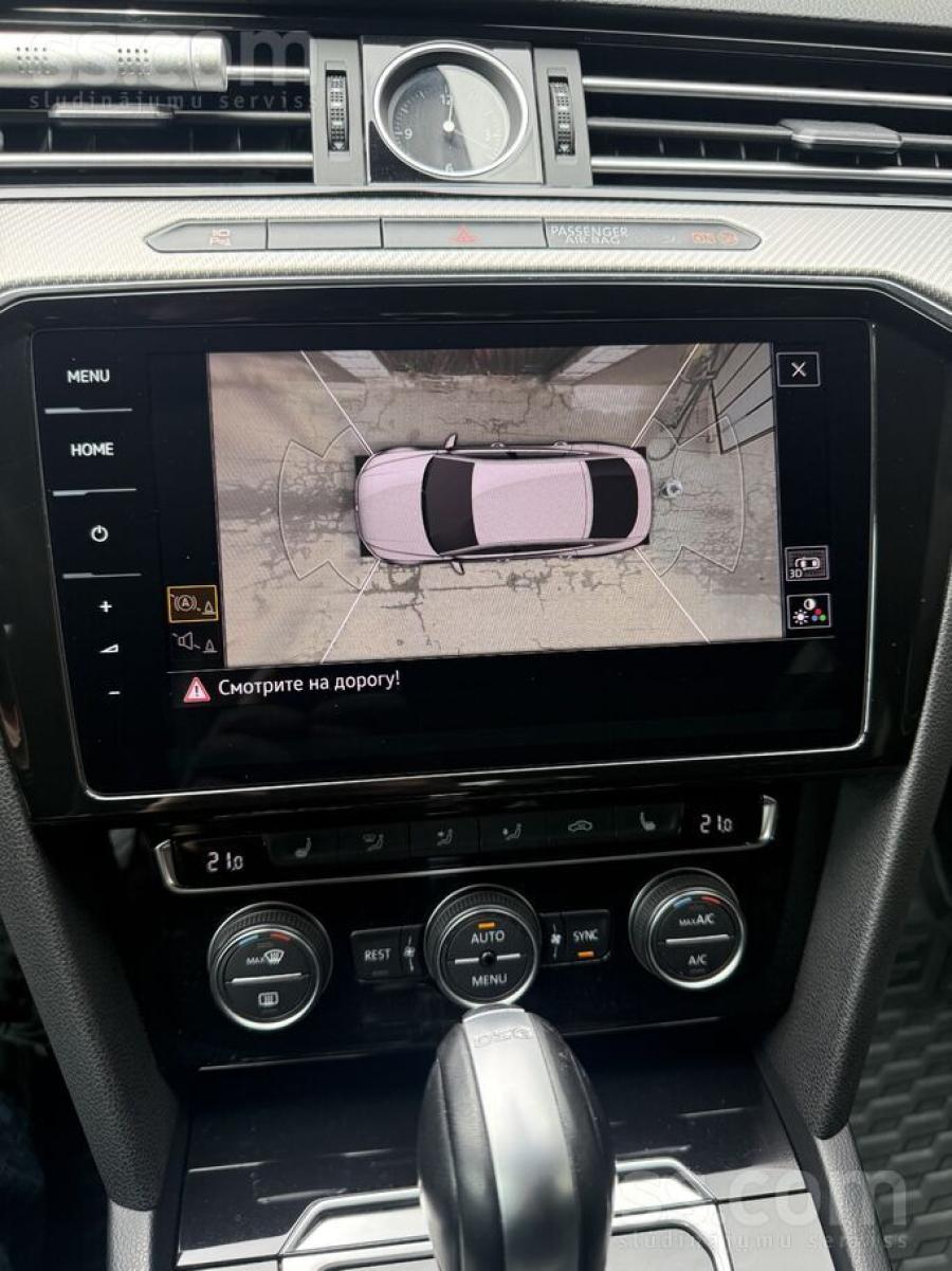 Grey Volkswagen Arteon 2017 in Riga, with an engine capacity of 2.00 L and mileage of 163 thousand km for 19500 €, photo 9 on AUTOMOTO.COM.LV