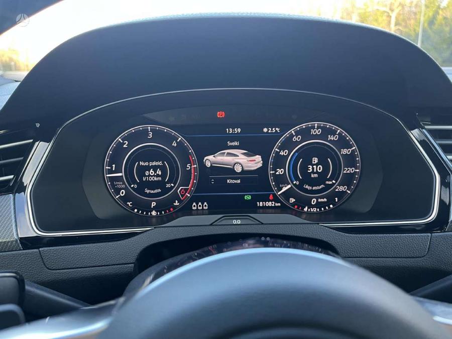 Pelēks Volkswagen Arteon 2018 Šilutė, ar dzinēja tilpumu 1.97 L un nobraukumu 181 tūkst. km par 21500 €, foto 7 vietnē AUTOMOTO.COM.LV