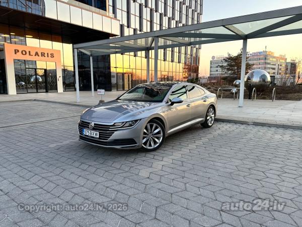 Grey Volkswagen Arteon 2018 in Tallinn, with an engine capacity of 2.00 L and mileage of 129 thousand km for 24500 €, photo 1 on AUTOMOTO.COM.LV