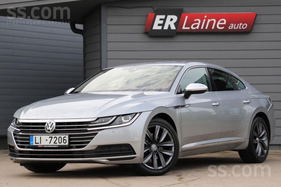 Grey Volkswagen Arteon 2018 in Tukums, with an engine capacity of 2.00 L and mileage of 143 thousand km for 16500 €, photo 3 on AUTOMOTO.COM.LV