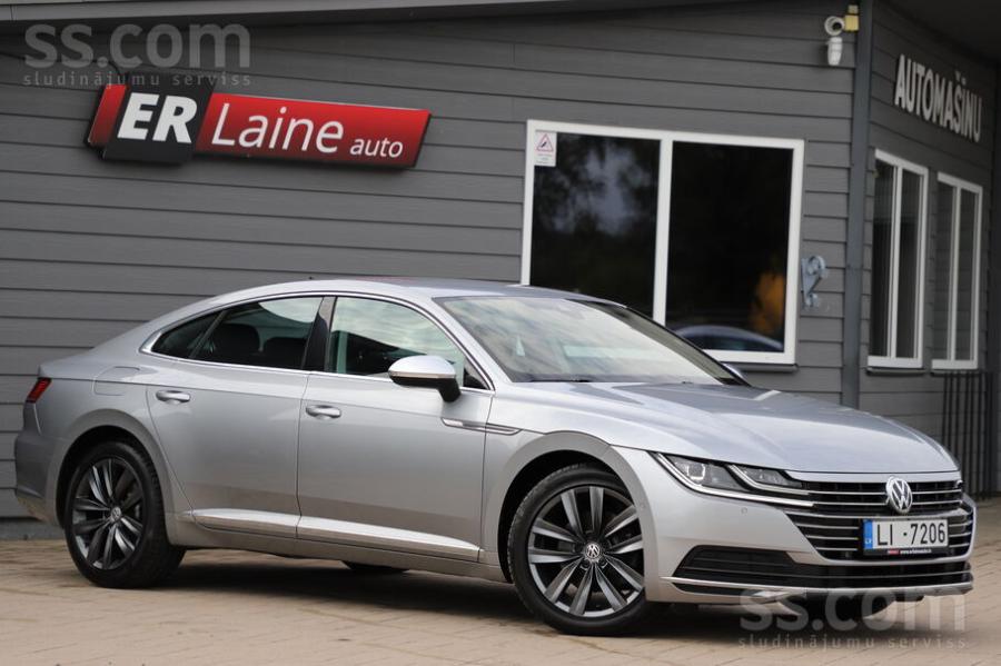 Grey Volkswagen Arteon 2018 in Tukums, with an engine capacity of 2.00 L and mileage of 143 thousand km for 16500 €, photo 6 on AUTOMOTO.COM.LV