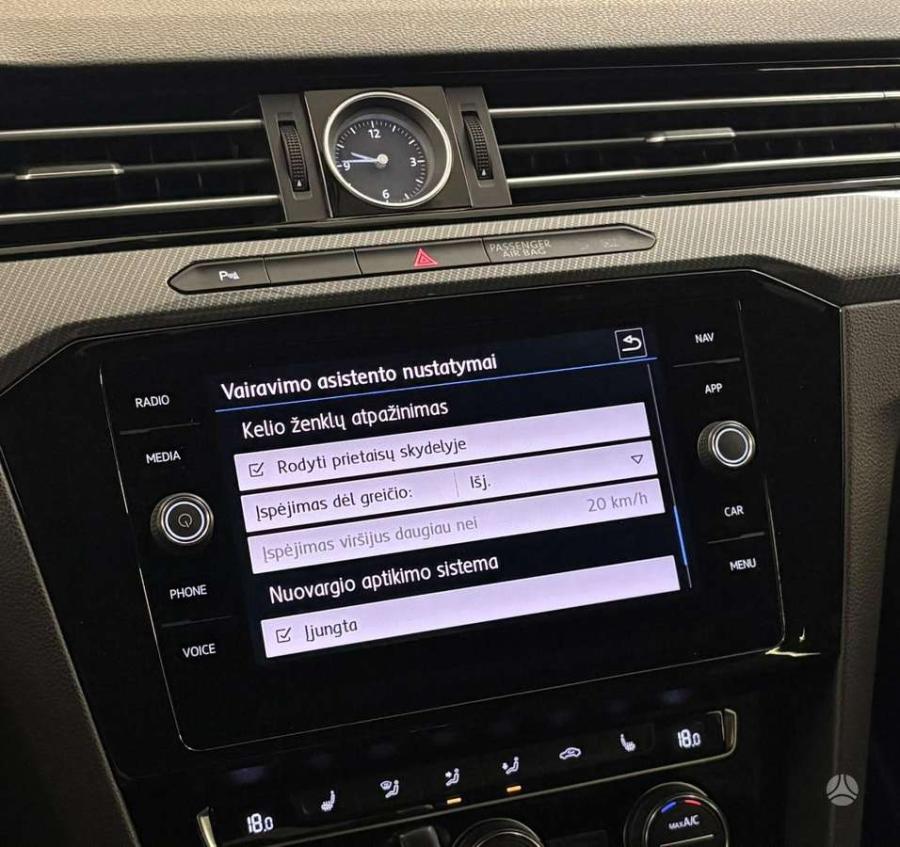 Pelēks Volkswagen Arteon 2018 Marijampole, ar dzinēja tilpumu 1.97 L un nobraukumu 192 tūkst. km par 18250 €, foto 13 vietnē AUTOMOTO.COM.LV