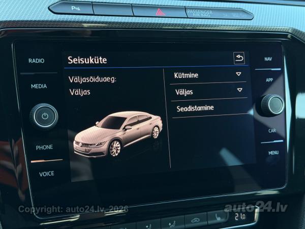 Grey Volkswagen Arteon 2018 in Parnu, with an engine capacity of 1.50 L and mileage of 145 thousand km for 22900 €, photo 11 on AUTOMOTO.COM.LV