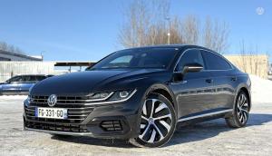 Grey Volkswagen Arteon 2019 in Taurage, with an engine capacity of 1.97 L and mileage of 238 thousand km for 16700 €, photo  on AUTOMOTO.COM.LV