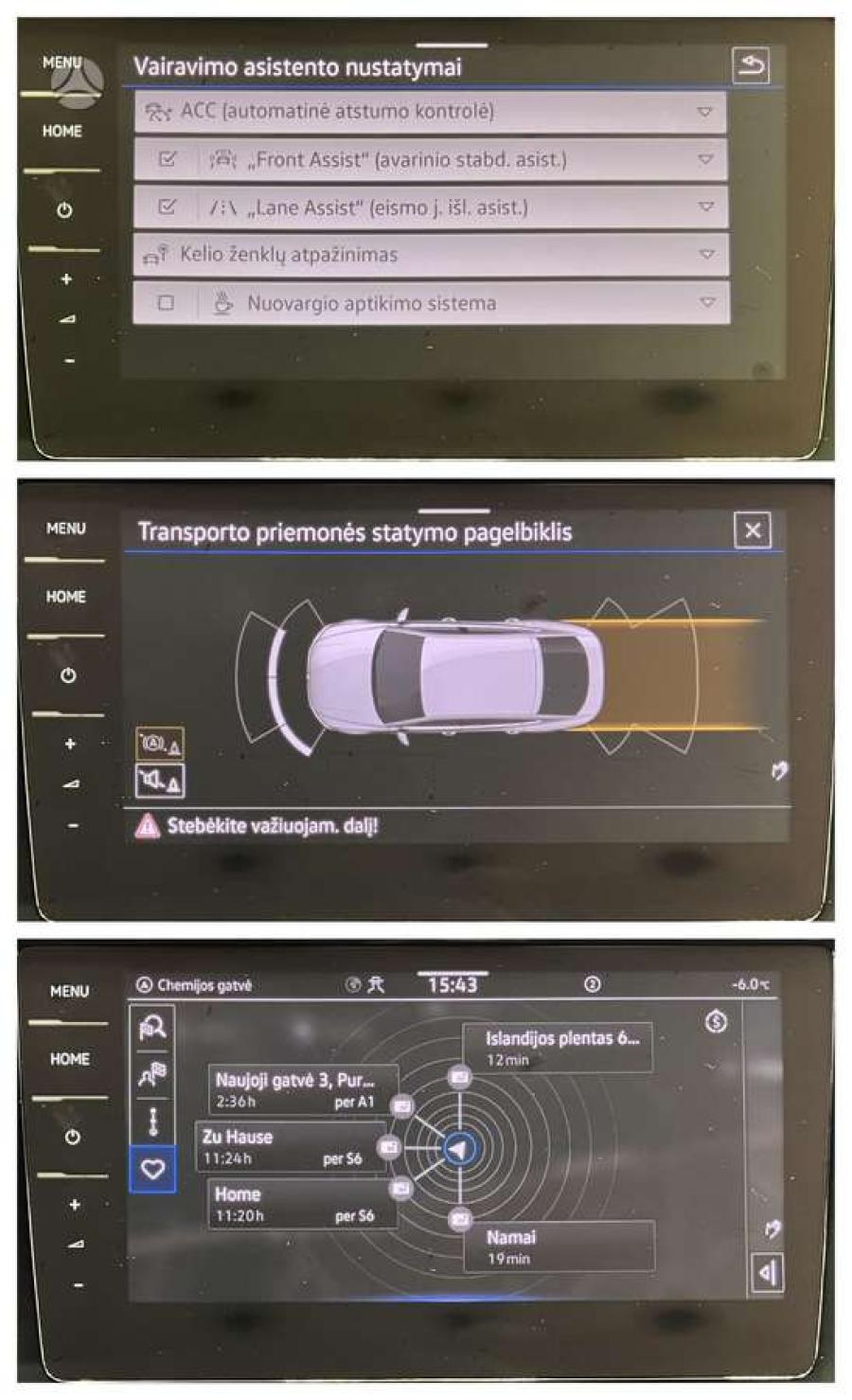 Grey Volkswagen Arteon 2020 in Kaunas, with an engine capacity of 1.98 L and mileage of 73 thousand km for 24600 €, photo 12 on AUTOMOTO.COM.LV