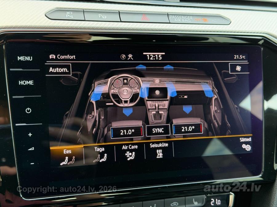 Pelēks Volkswagen Arteon 2020 Pērnava, ar dzinēja tilpumu 2.00 L un nobraukumu 130 tūkst. km par 30900 €, foto 12 vietnē AUTOMOTO.COM.LV