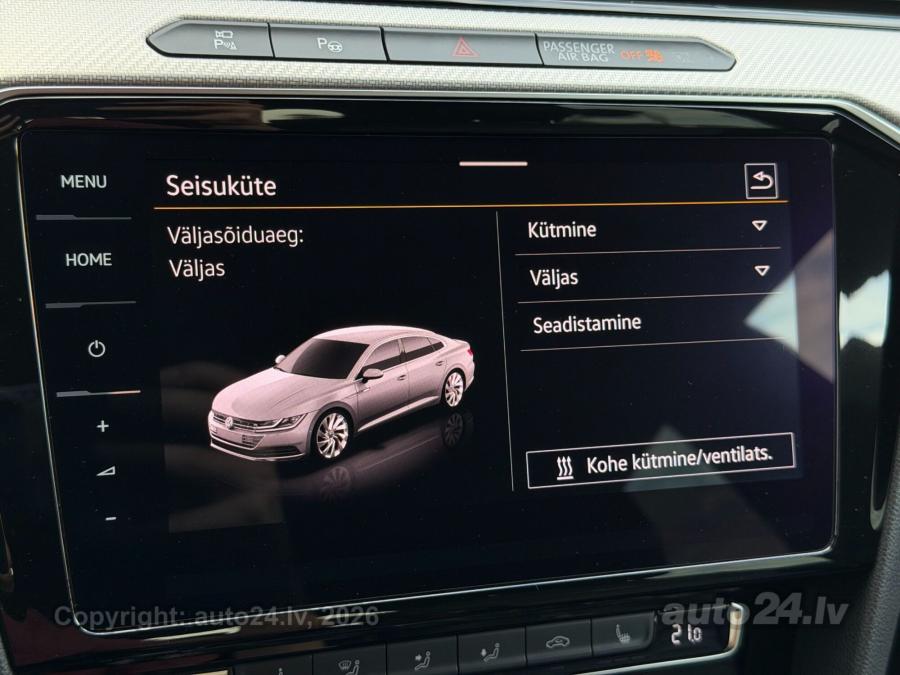 Pelēks Volkswagen Arteon 2020 Pērnava, ar dzinēja tilpumu 2.00 L un nobraukumu 130 tūkst. km par 30900 €, foto 13 vietnē AUTOMOTO.COM.LV