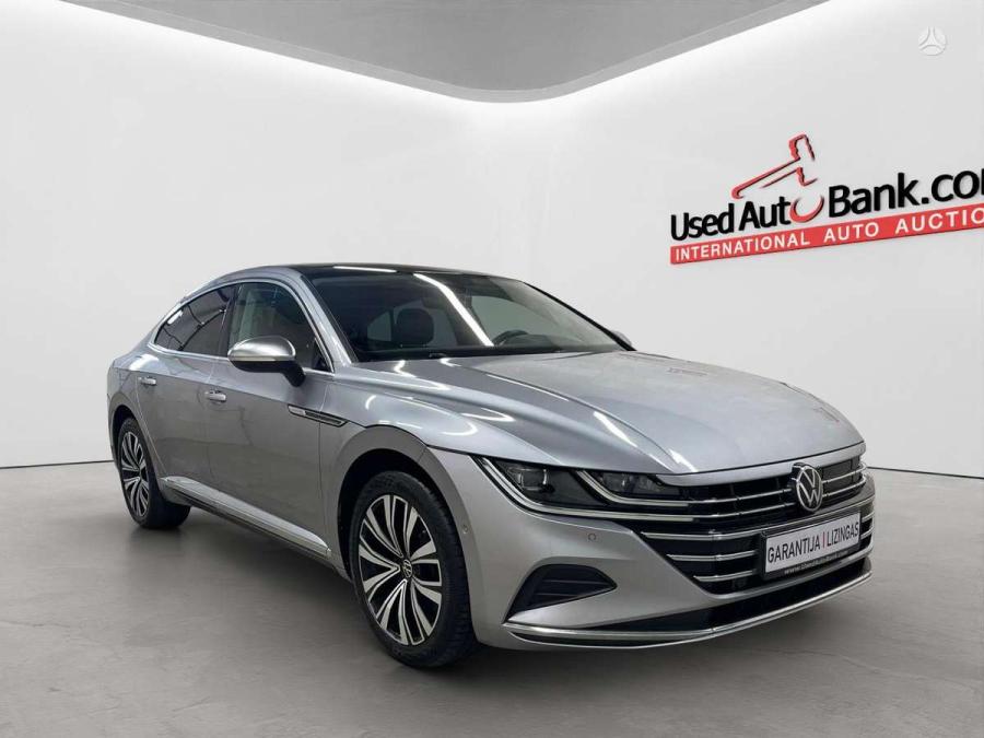 Grey Volkswagen Arteon 2021 in Vilnius, with an engine capacity of 1.40 L and mileage of 130 thousand km for 22978 €, photo 3 on AUTOMOTO.COM.LV