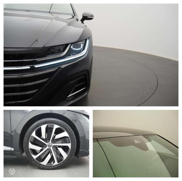 Grey Volkswagen Arteon 2021 in Vilnius, with an engine capacity of 1.97 L and mileage of 181 thousand km for 23900 €, photo 7 on AUTOMOTO.COM.LV