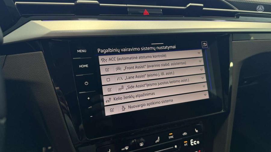 Pelēks Volkswagen Arteon 2022 Viļņa, ar dzinēja tilpumu 1.40 L un nobraukumu 93 tūkst. km par 26777 €, foto 10 vietnē AUTOMOTO.COM.LV