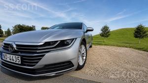 Grey Volkswagen Arteon 2019 in Riga, with an engine capacity of 1.50 L and mileage of 142 thousand km for 17800 €, photo 4 on AUTOMOTO.COM.LV