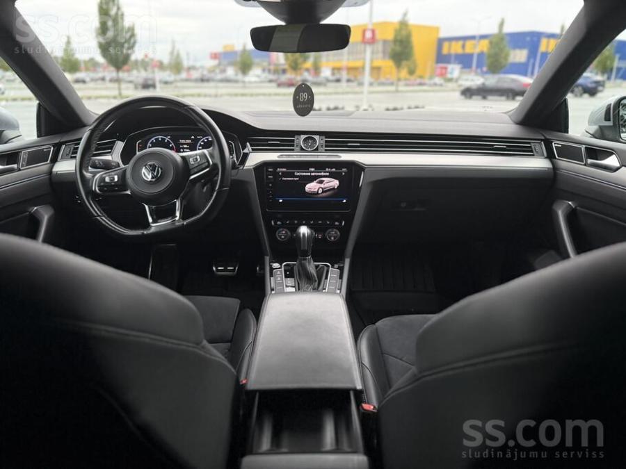 Grey Volkswagen Arteon 2020 in Riga, with an engine capacity of 2.00 L and mileage of 89 thousand km for 22500 €, photo 7 on AUTOMOTO.COM.LV