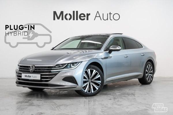 Grey Volkswagen Arteon 2021 in Vilnius, with an engine capacity of 1.40 L and mileage of 130 thousand km for 23500 €, photo 1 on AUTOMOTO.COM.LV