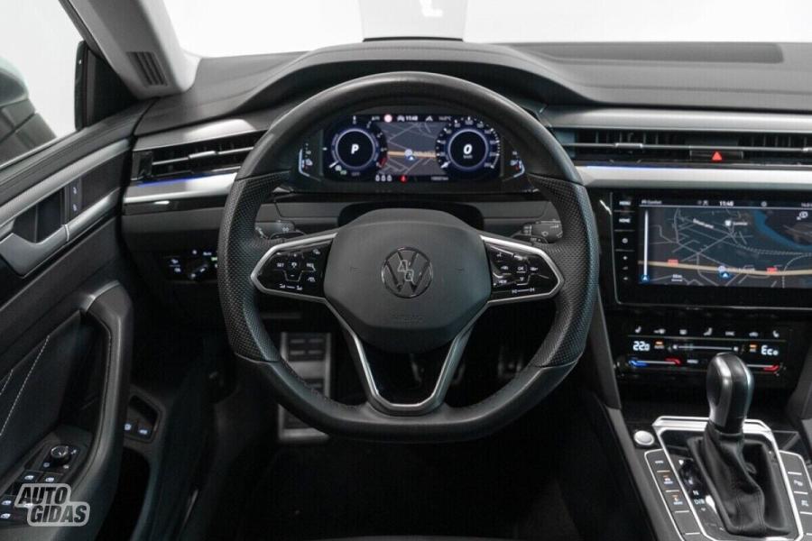 Grey Volkswagen Arteon 2021 in Vilnius, with an engine capacity of 1.40 L and mileage of 130 thousand km for 23500 €, photo 10 on AUTOMOTO.COM.LV