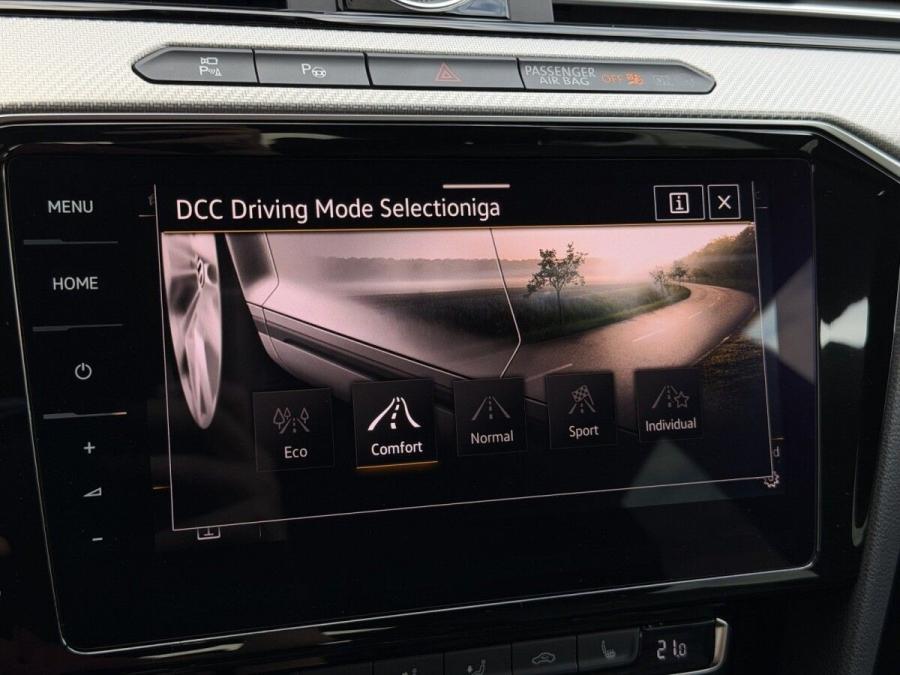 Grey Volkswagen Arteon 2020 in Parnu, with an engine capacity of 2.00 L and mileage of 130 thousand km for 30900 €, photo 15 on AUTOMOTO.COM.LV