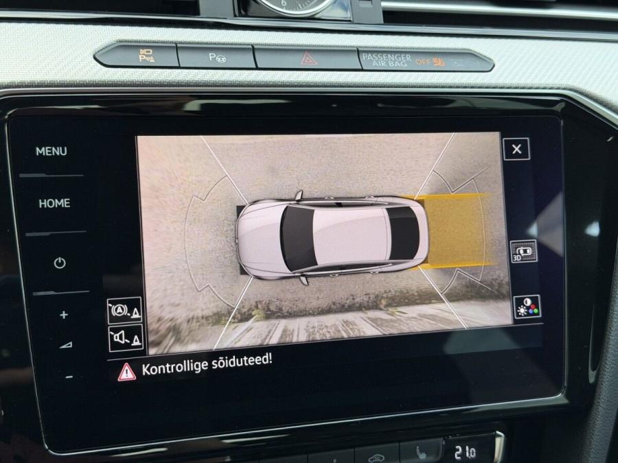 Grey Volkswagen Arteon 2020 in Parnu, with an engine capacity of 2.00 L and mileage of 130 thousand km for 30900 €, photo 17 on AUTOMOTO.COM.LV