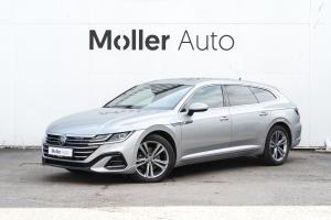 Grey Volkswagen Arteon 2021 in Riga, with an engine capacity of 1.40 L and mileage of 125 thousand km for 23500 €, photo  on AUTOMOTO.COM.LV