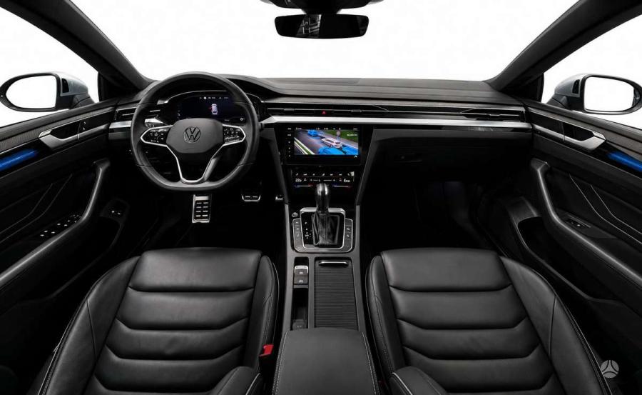 Grey Volkswagen Arteon 2021 in Kaunas, with an engine capacity of 1.40 L and mileage of 73 thousand km for 26500 €, photo 6 on AUTOMOTO.COM.LV