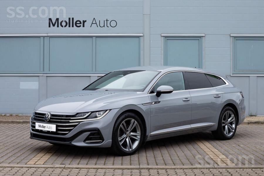 Grey Volkswagen Arteon 2022 in Ventspils, with an engine capacity of 1.40 L and mileage of 145 thousand km for 26350 €, photo 1 on AUTOMOTO.COM.LV