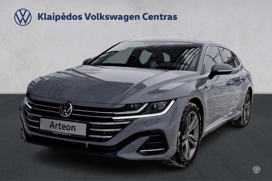 Grey Volkswagen Arteon 2022 in Klaipeda, with an engine capacity of 1.98 L and mileage of 52 thousand km for 28000 €, photo 1 on AUTOMOTO.COM.LV