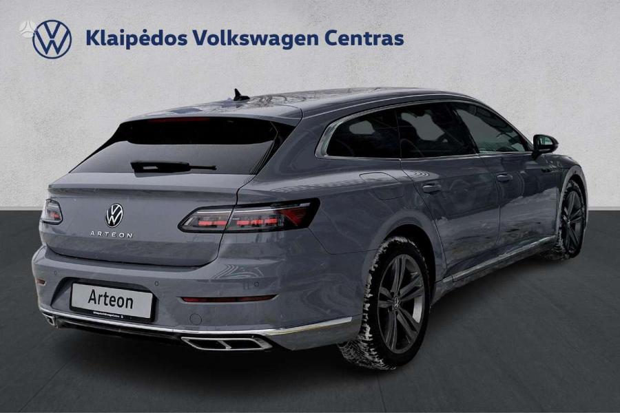Grey Volkswagen Arteon 2022 in Klaipeda, with an engine capacity of 1.98 L and mileage of 52 thousand km for 28000 €, photo 6 on AUTOMOTO.COM.LV
